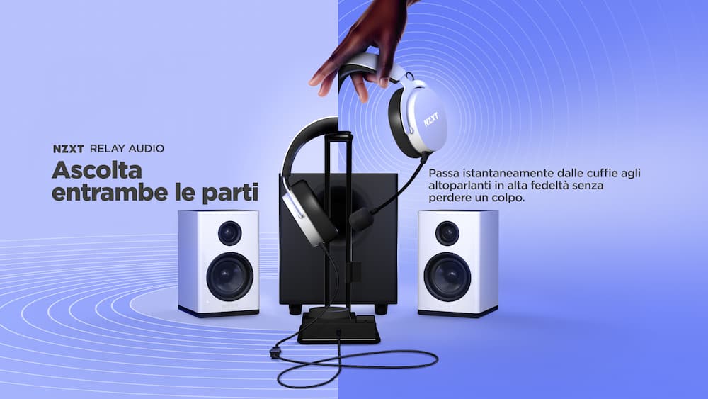 NZXT presenta l’ecosistema audio Relay per una miglior esperienza ...